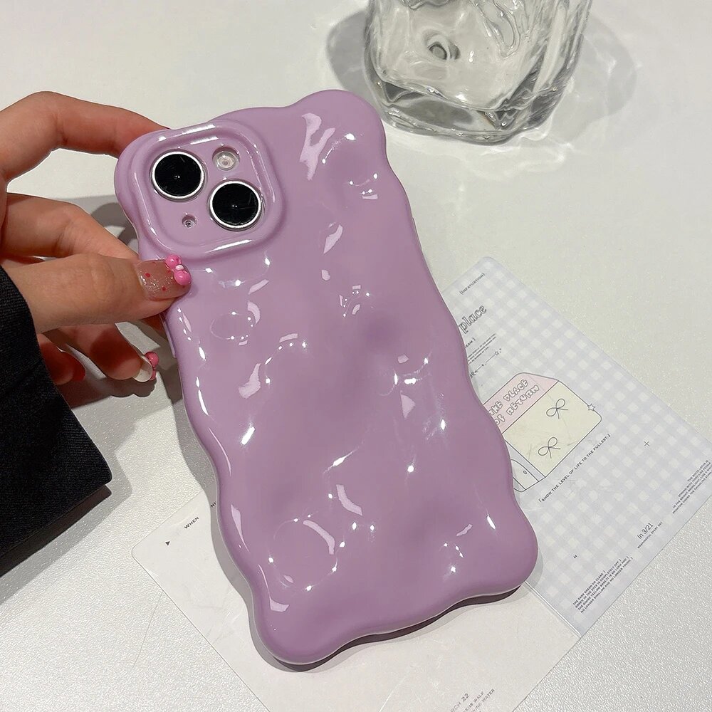 Мягкие силиконовые чехлы для телефонов с узором Candy iphone 11, Фиолетовый, Фиолетовый, Purple