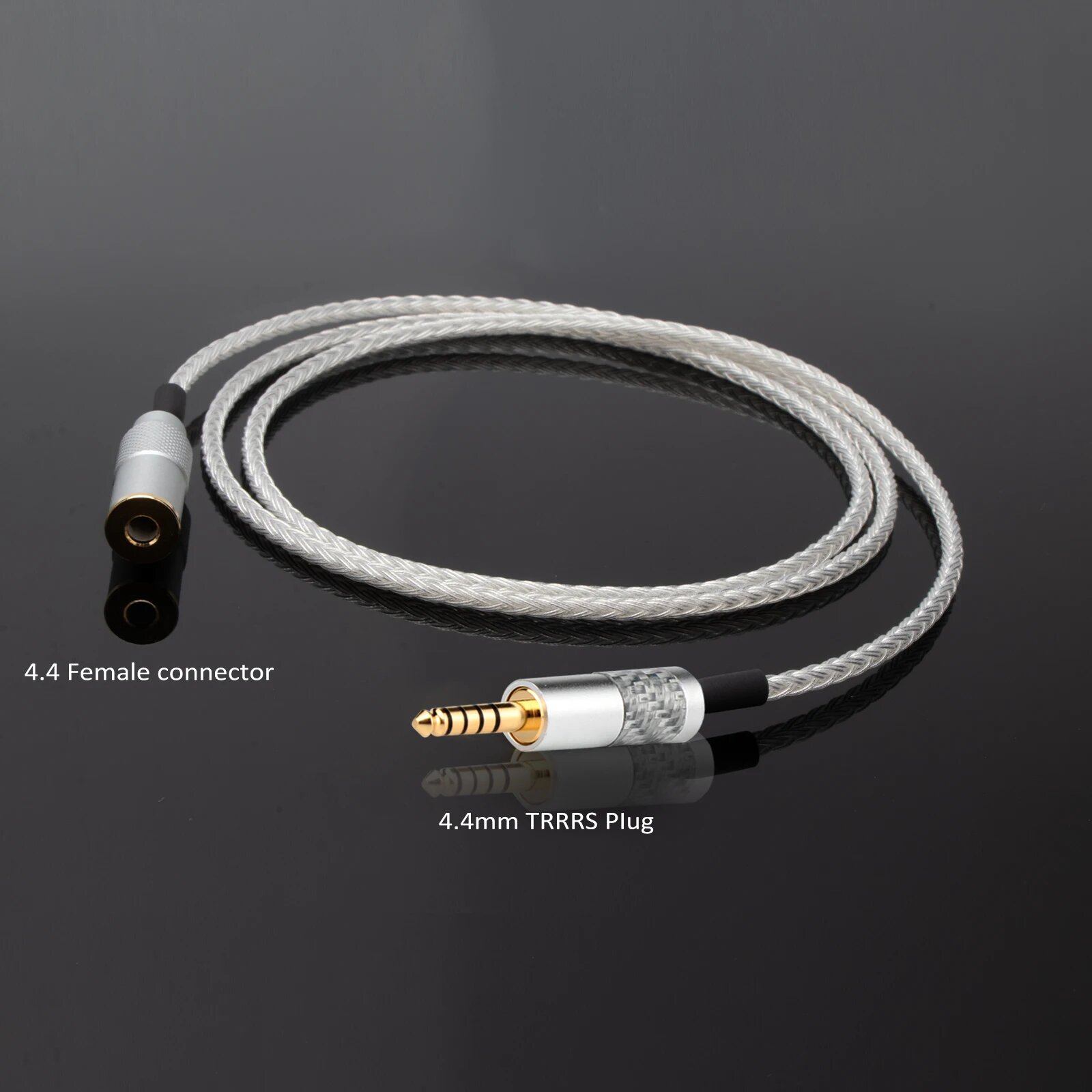 Аудиокабель Preffair 1м 4.4mm TRRRS - 4.4 F
