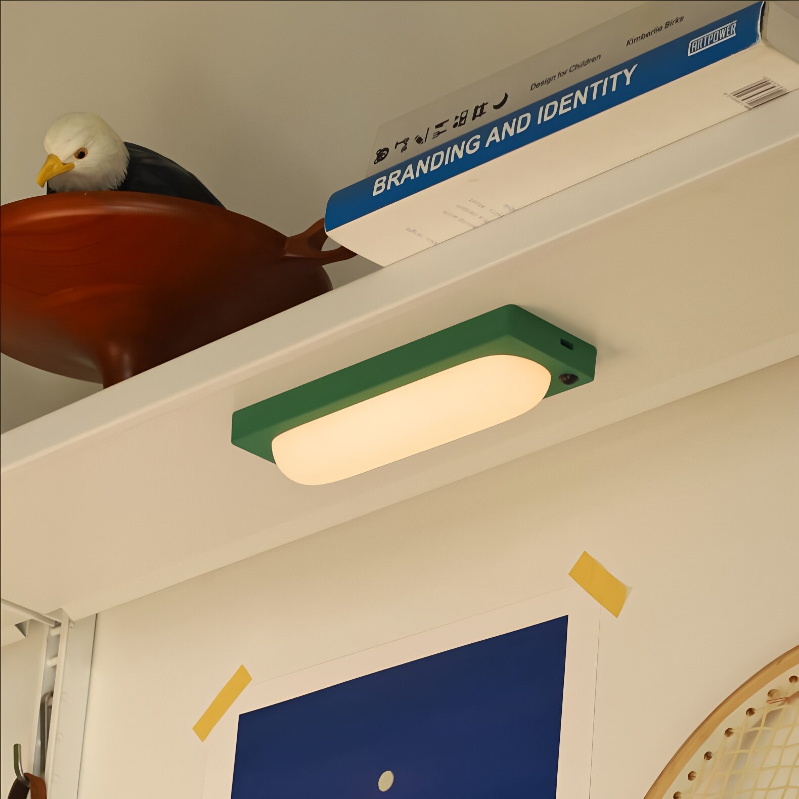 Ночник LED подсветка светильник MUID с датчиком движения, зеленый