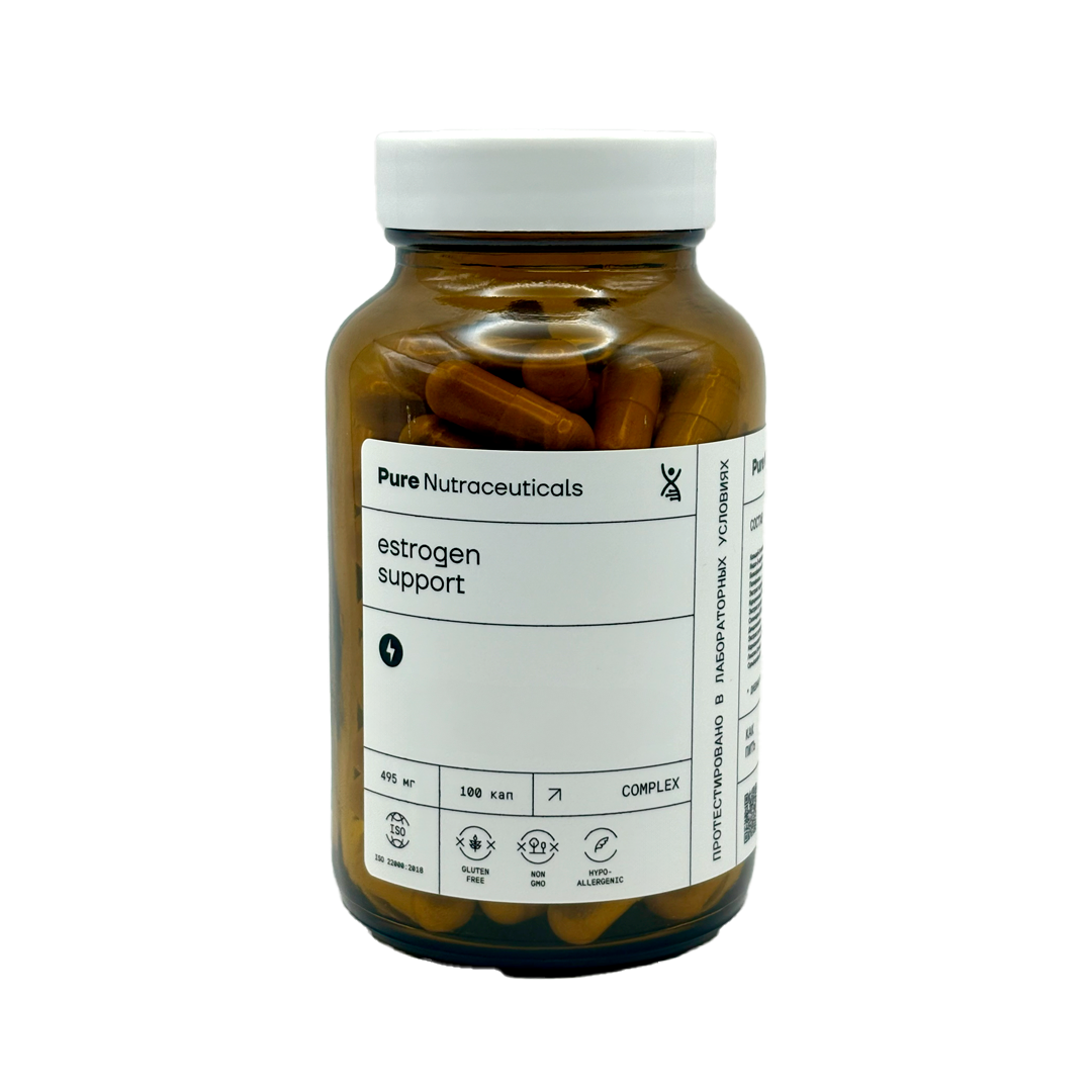 Пищевая добавка DIM комплекс Estrogen Support, 100капс — гормональный баланс
