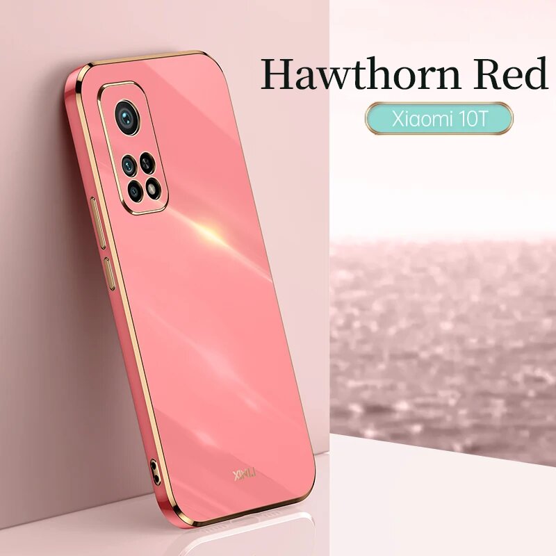 Чехол-бампер с кольцом-держателем для телефона для Розовый, ZB Camellia Red, for mi 10T(10T Pro)