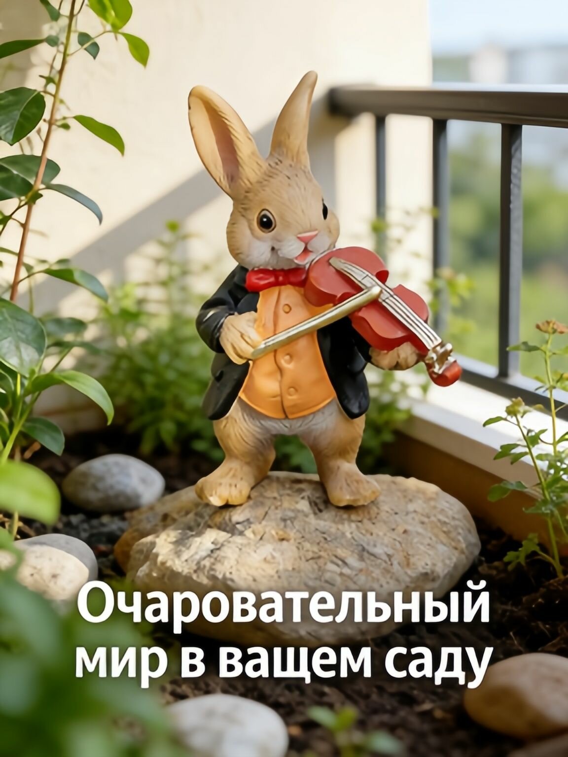 Фигурка декоративная Коричневый-1, высота 10 см, длина 10 см