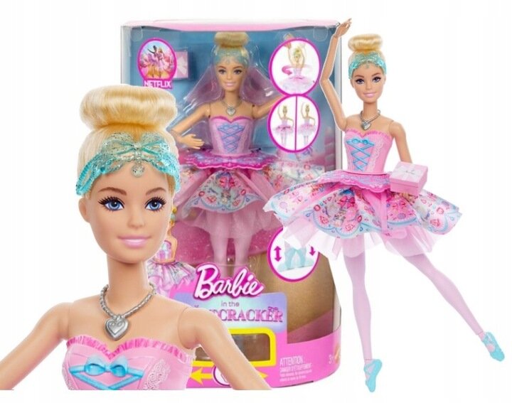 Кукла Mattel Barbie in Nutcracker - Кукла Барби Клара класса люкс из фильма Барби в Щелкунчике, NETFLIX JLW53
