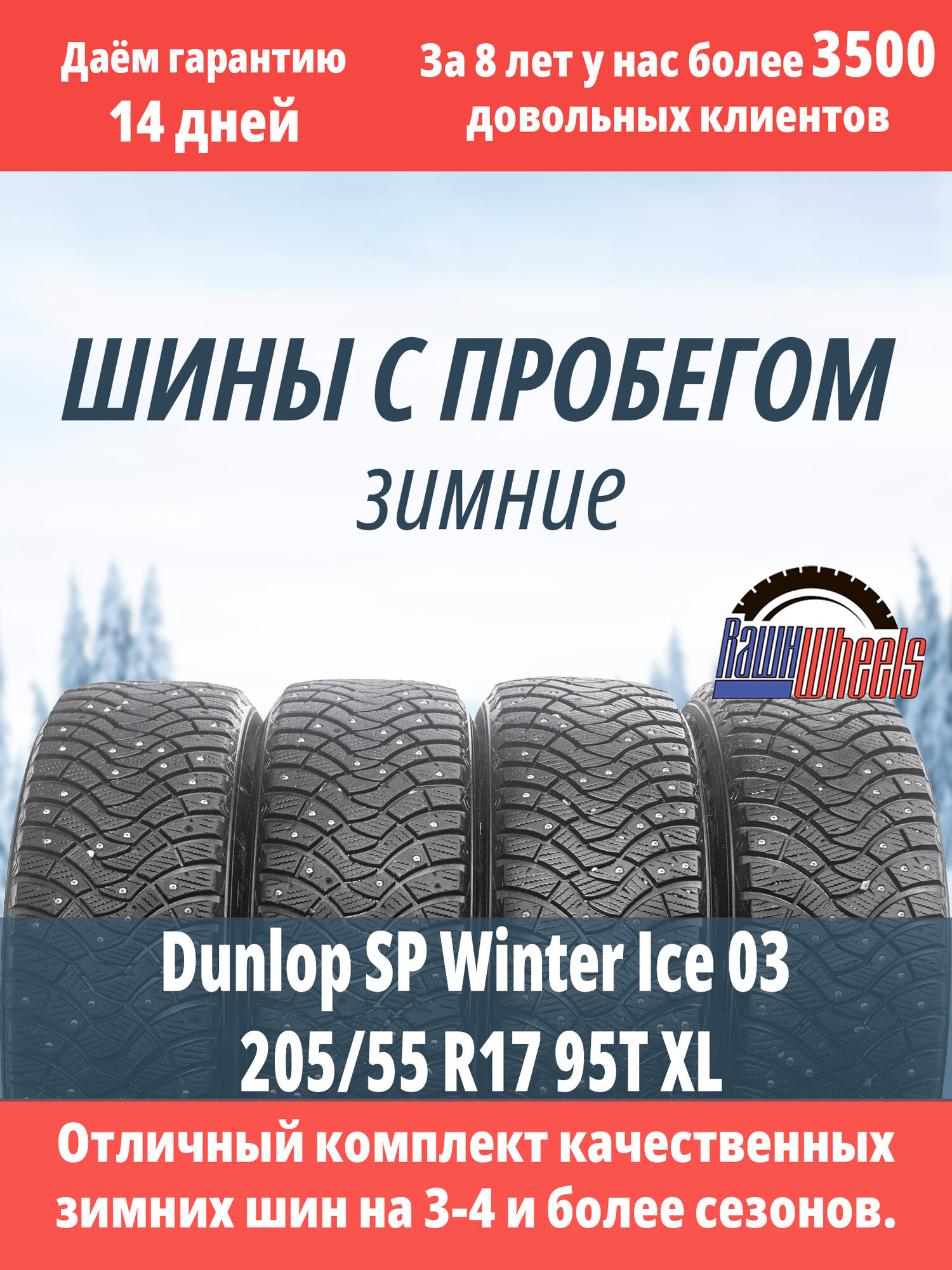 Dunlop SP Winter Ice 03 205/55 R17 95T XL