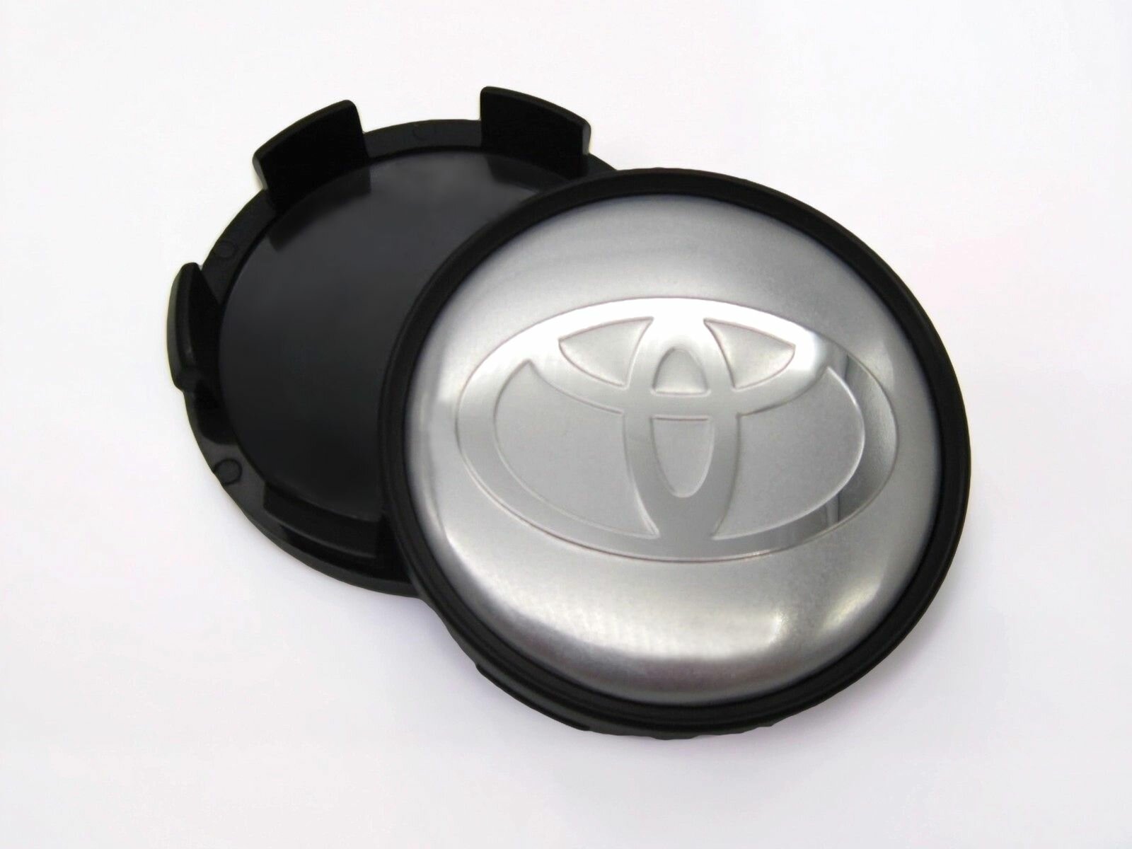 Колпачок заглушка на литой диск Toyota full chrome 59/56/10 мм, 1шт.
