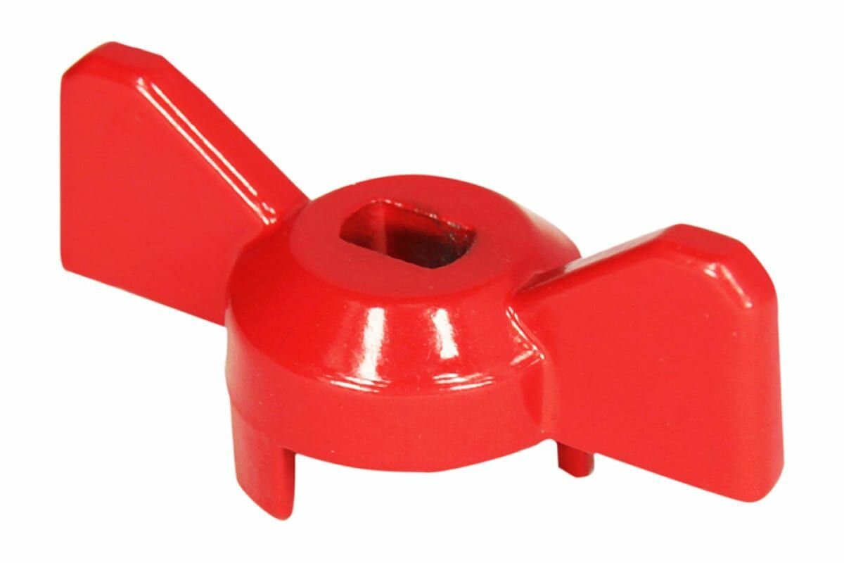 Усиленная ручка-бабочка для крана MasterProf красная 1/2"-3/4" , 12шт