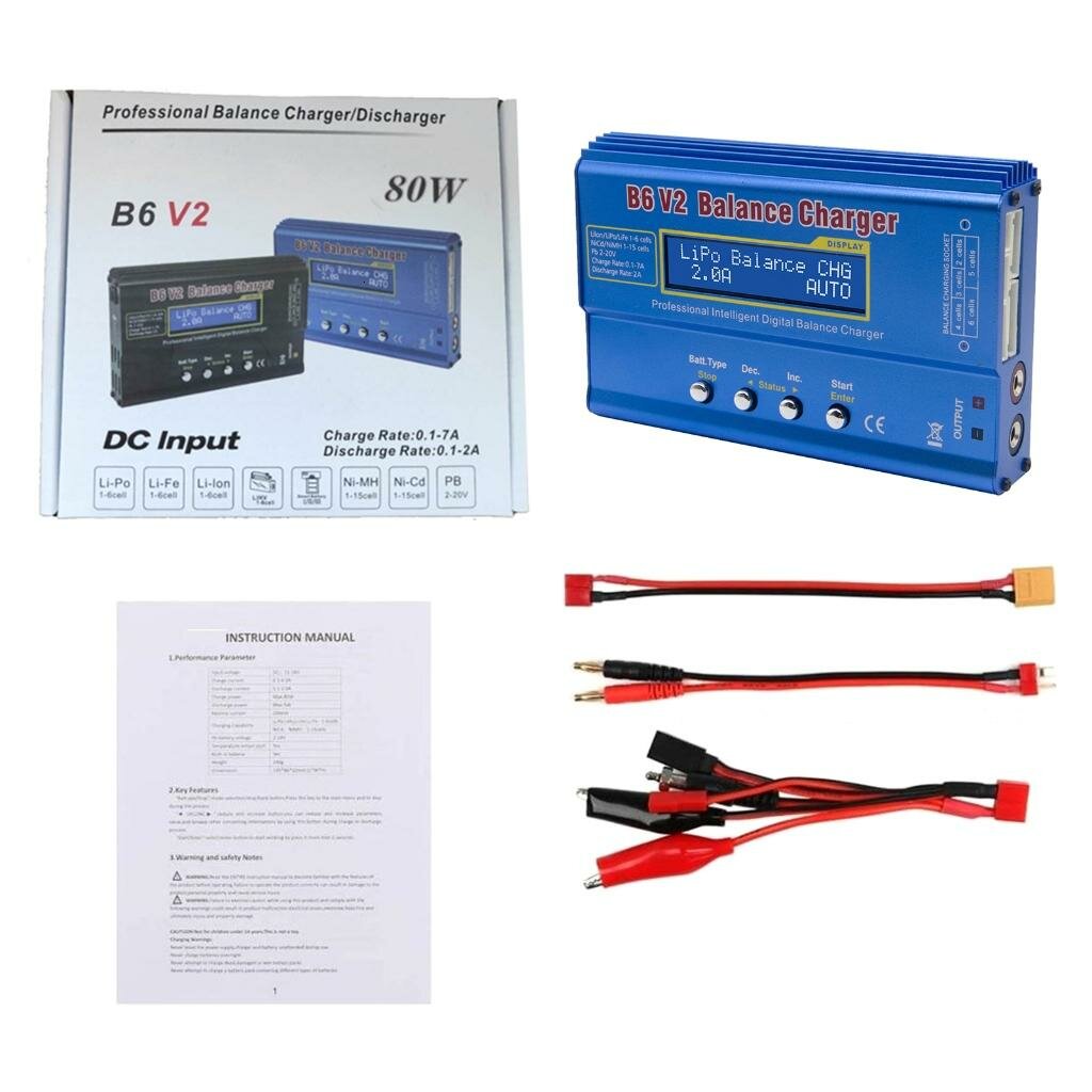 Умный балансировочный адаптер B6 V2 для NiMH-аккумуляторов