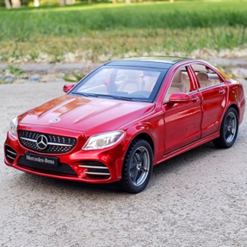 Модель автомобиля Mercedes-Benz C260L C-Class, черный, 1:32 — фото 1