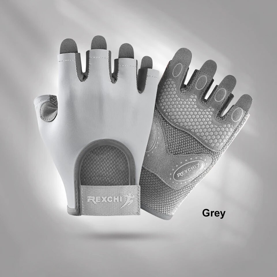 KoKossi Полупальцевые Перчатки для Фитнеса Серый, S, Grey