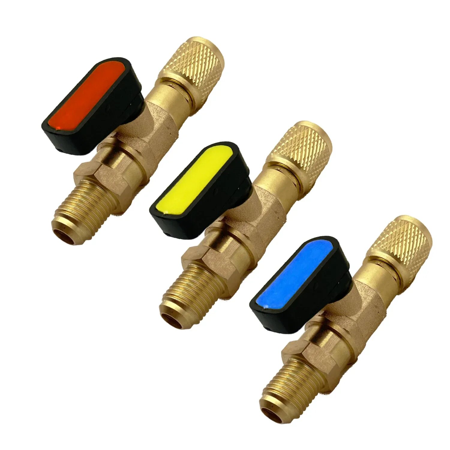 Угловой шаровой кран для хладагентов R12 R22 R410a 3pcs