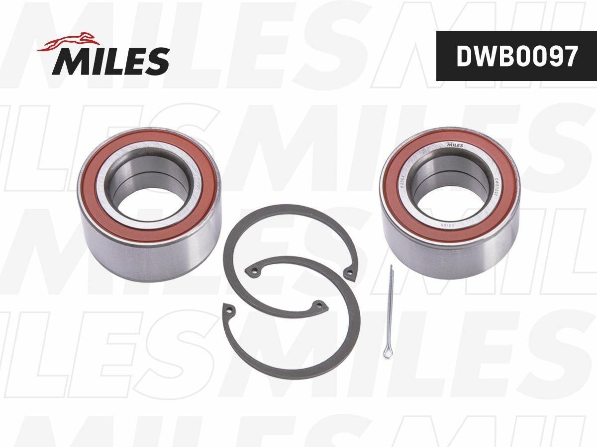 Подшипник ступ. OPEL ASTRA/CORSA/KADETT/VECTRA/DAEWOO ESPERO 88- пер, MILES DWB0097