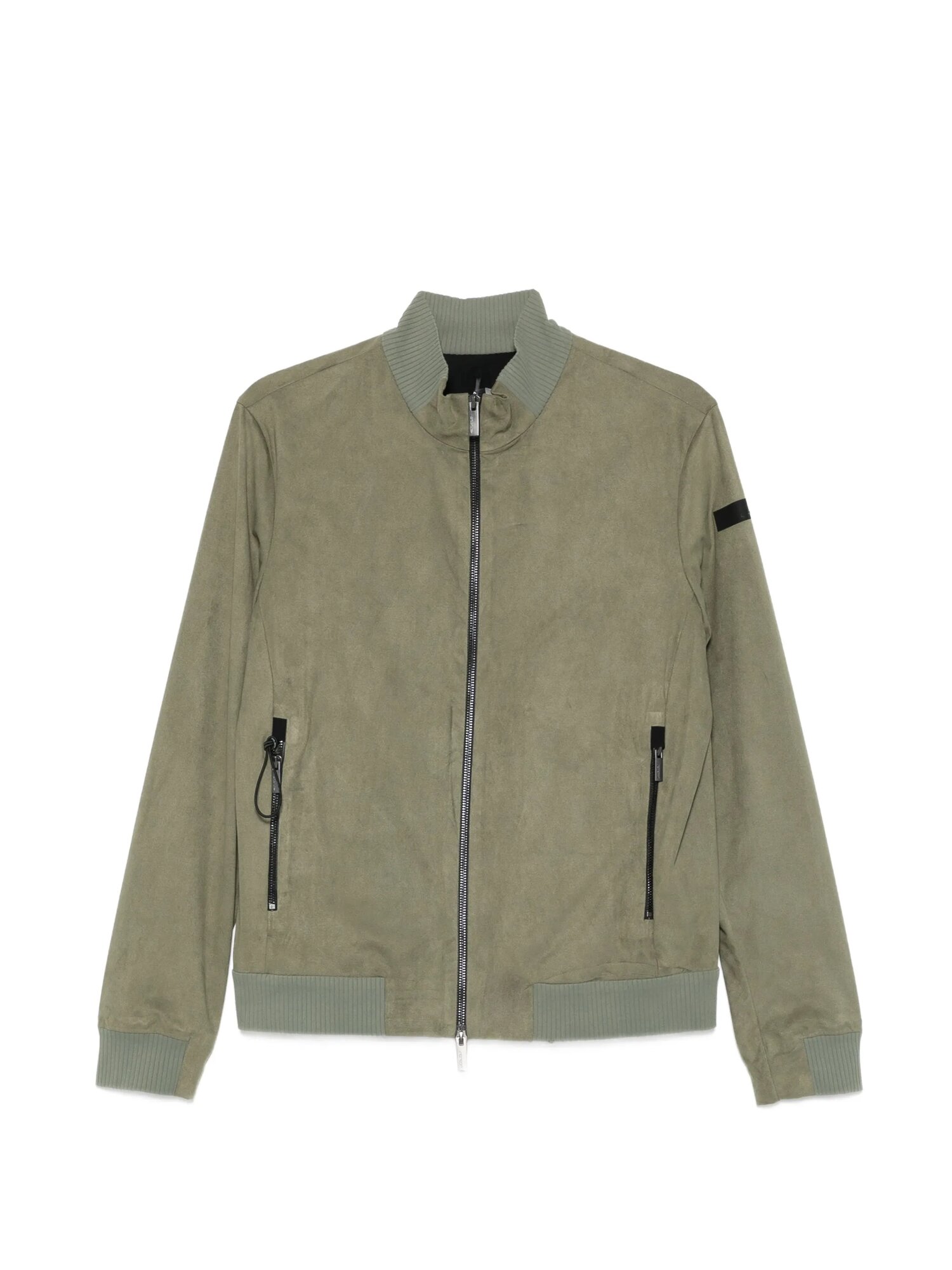 Куртка Suede-effect zip-up jacket
