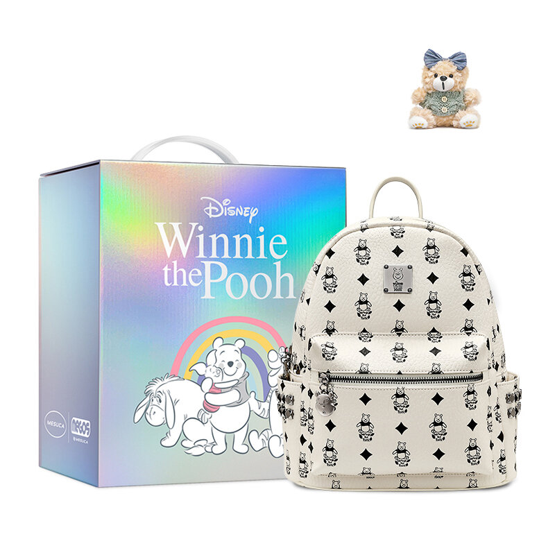 Рюкзак женский Disney Winnie the Pooh коричневый, из PU с синтетической кожей, Medium