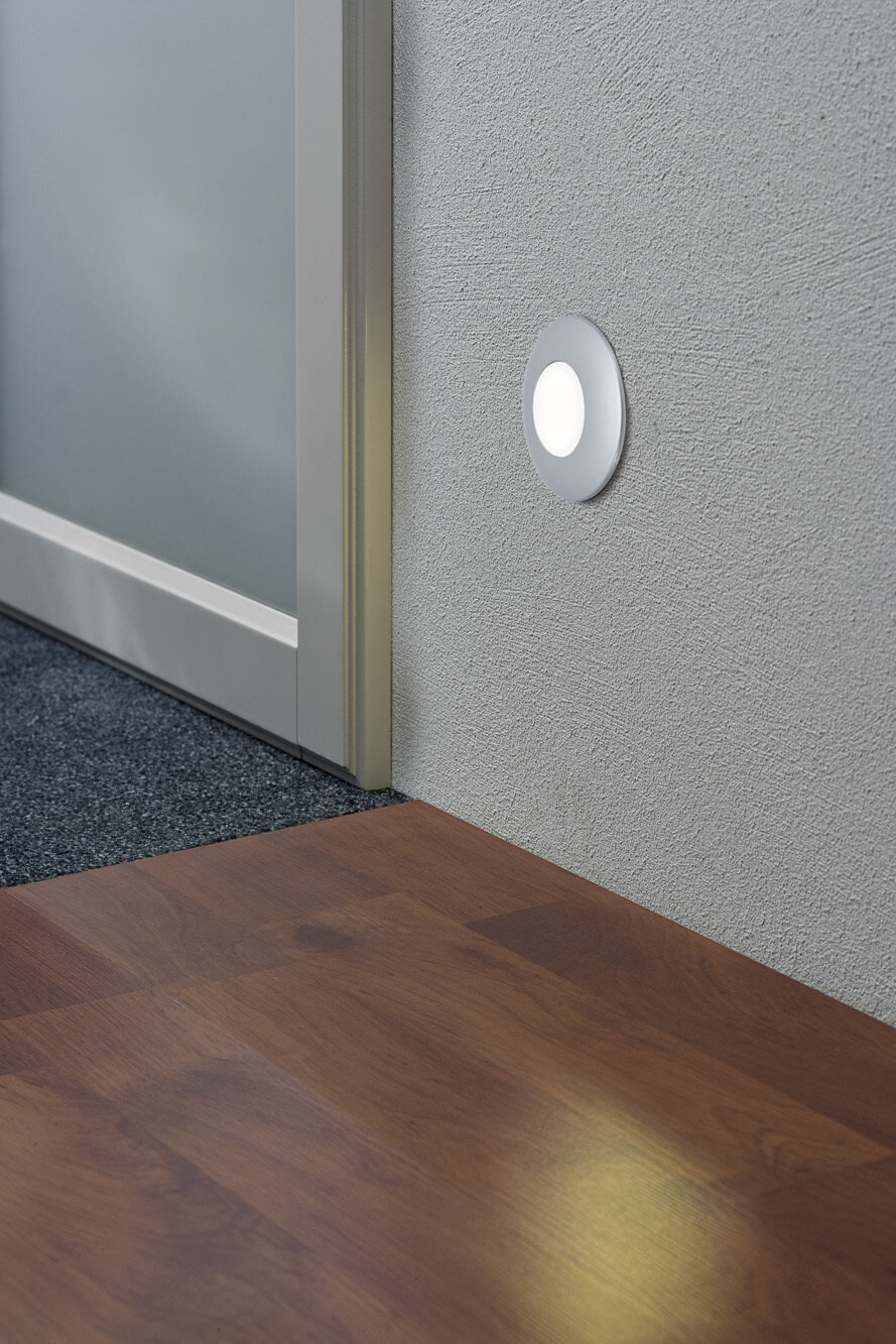 Светильник встраиваемый Special Line Downlight D85мм 0.25Вт 8.6Лм 5000К LED IP65 230В Никель матовый/Опал 98988