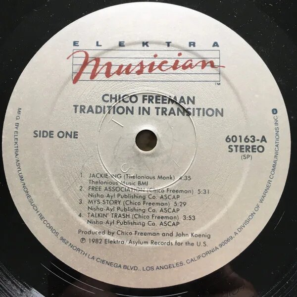 Chico Freeman - Tradition In Transition EX — фото 1