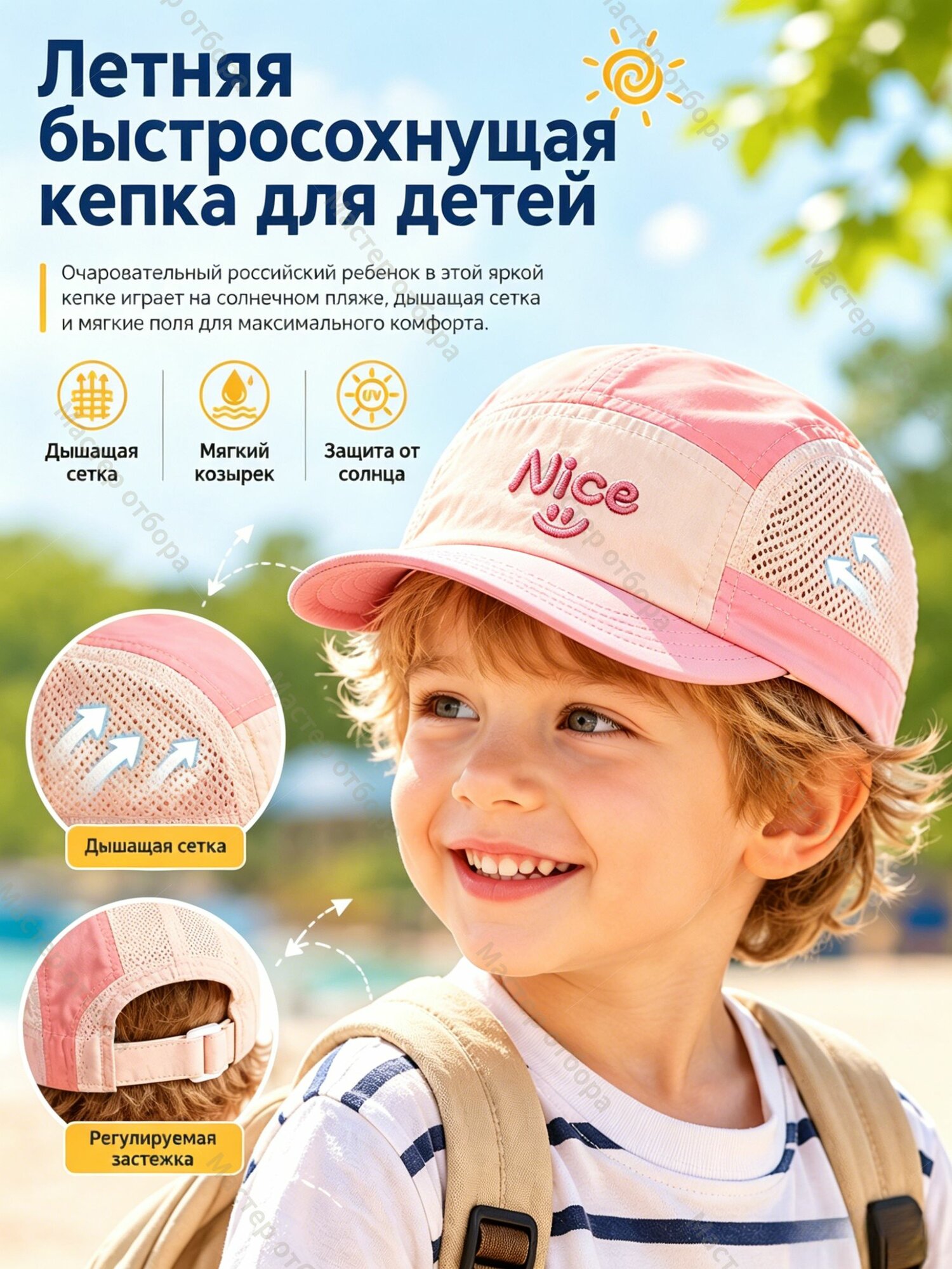 Бейсболка  для детей