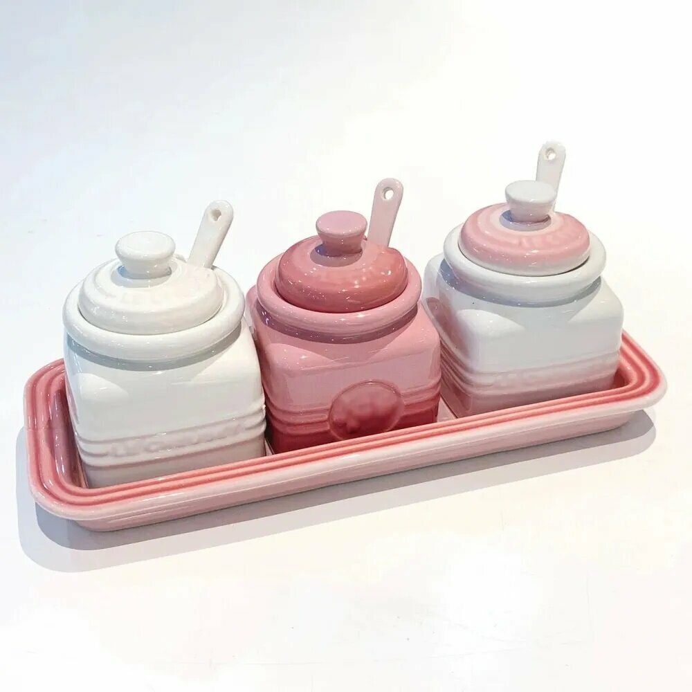 Le Creuset Контейнер для специй с разделителями, 200 мл, 3 шт
