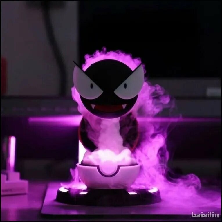 Pokemon Увлажнитель воздуха Gengar Night Light Air Purifier Фигурка героя Игрушки-YUANLAI
