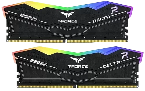 Модуль Памяти DDR5 32Gb (2x16Gb Kit) Team Group 6400 T-Force Delta RGB FF3D532G6400HC40BDC01