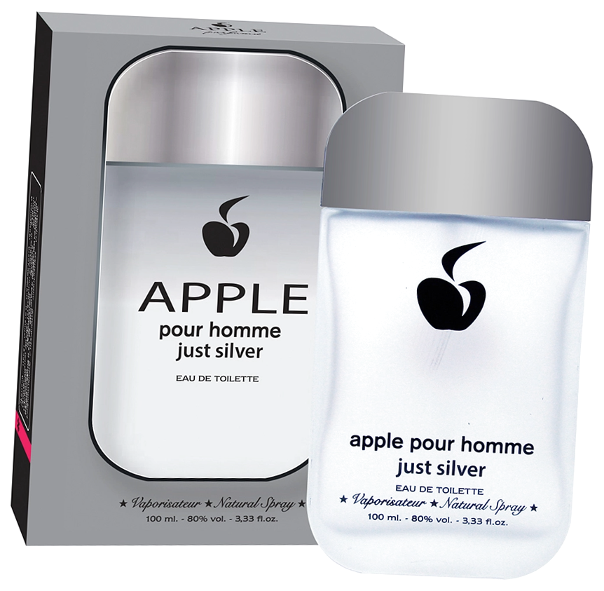Туалетная вода для мужчин Apple Parfums Just Silver 100 мл - Эпл Парфюмс Джаст Сильвер