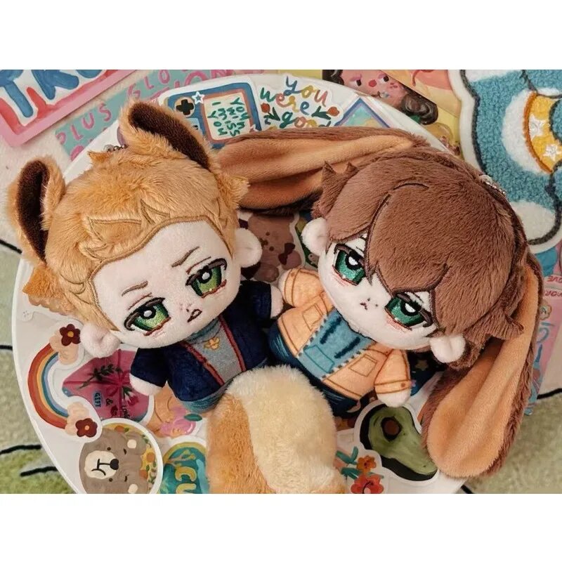 Плюшевый брелок Supernatural SPN с Дином и Сэмом Bandai Коричневый, 2pcsF