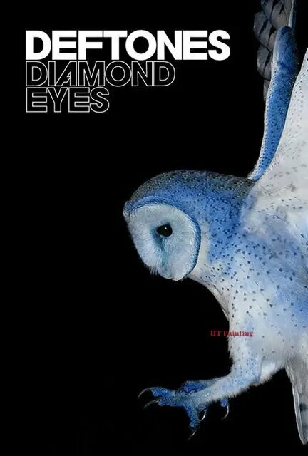 Постер Deftones "Around the Fur/Diamond Eyes" печать на холсте Голубой, 17, 30X40cm Unframed