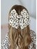 Бант на заколке Leli Dress, для девочки, муслиновый, 16х20 см, 1 шт
