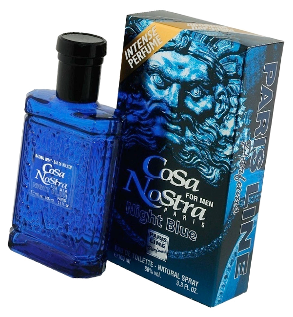 Paris Line Parfums Cosa Nostra Night Blue мужской парфюм 100 мл