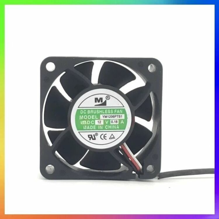 M YM1206PTB1 12 вольт постоянного тока 0.18A 6025 6 см инверторный вентилятор -