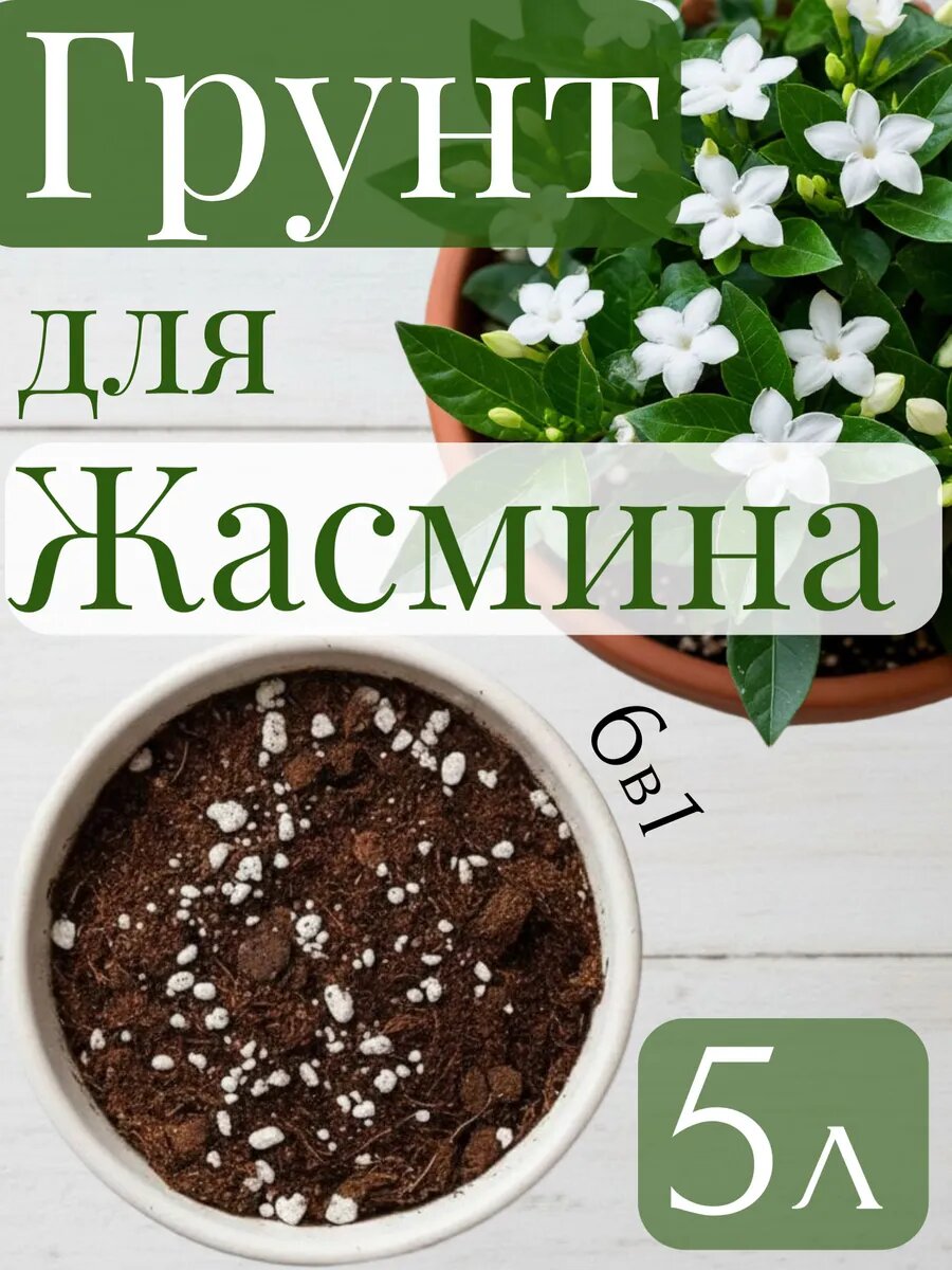 Готовый грунт для Жасмина 5 литров
