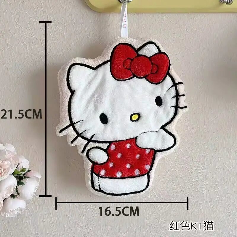 Полотенце My Melody Pochacco 52TOYS флис Белый, HelloKitty