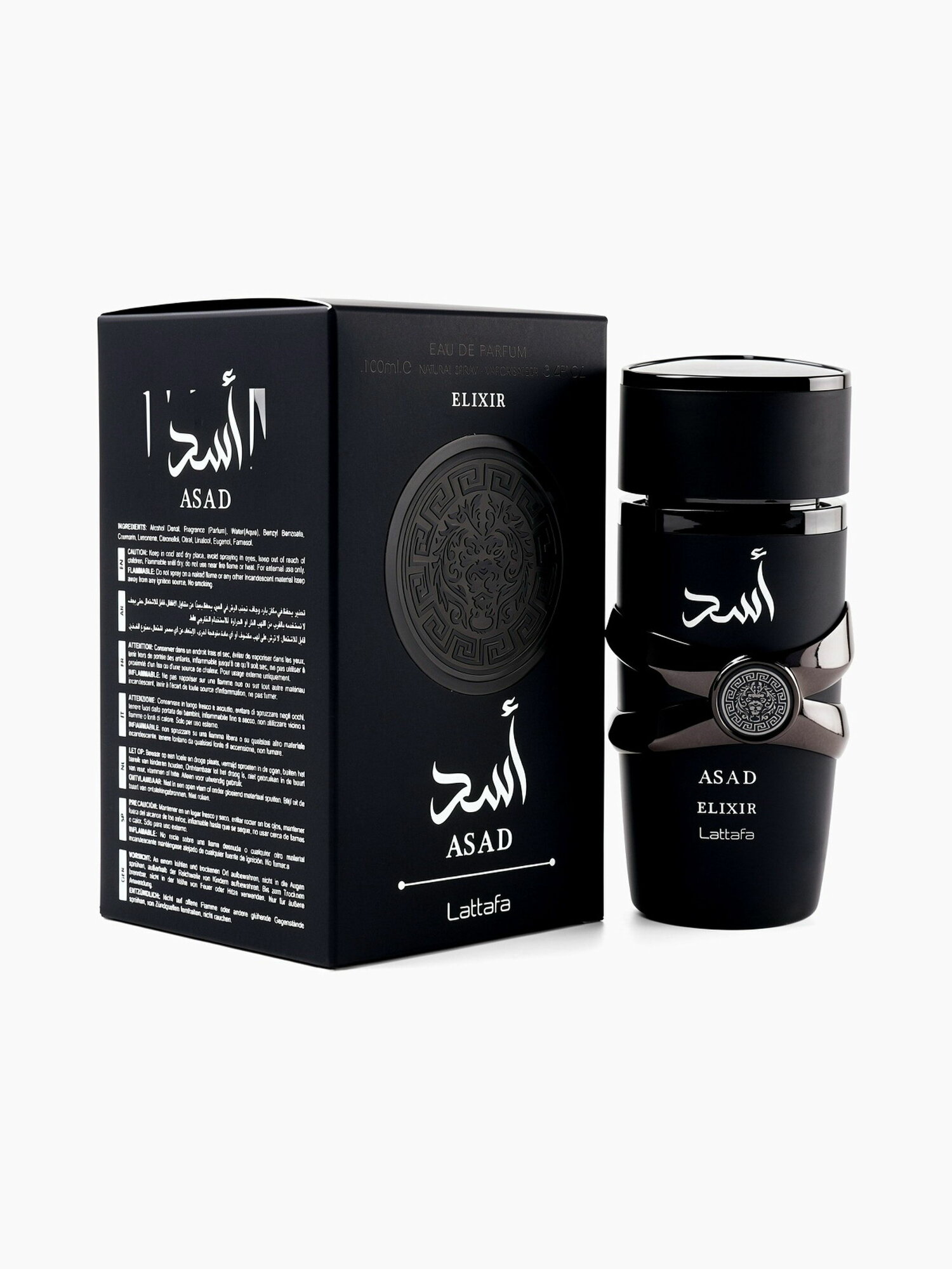 Парфюмерная вода мужская ASAD ELIXIR, 100 мл, семейство аромата: восточные