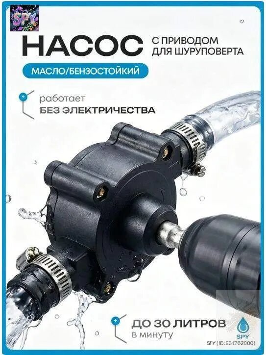 Садовый насос,12Вт,30л/мин