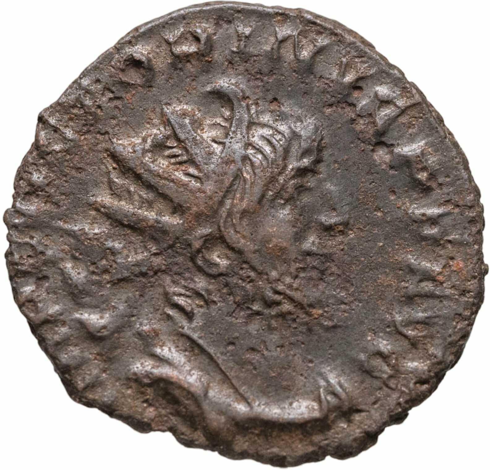 Римская Империя, Тетрик, 270-273гг, Антониниан, Медь, в сохранности F-VF