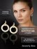 Серьги с подвесками, фианит, Silver