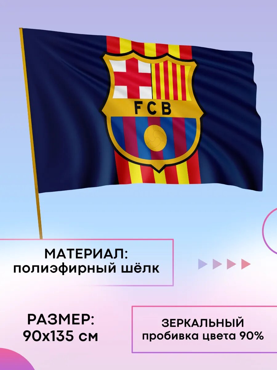 Флаг ФК Барселона