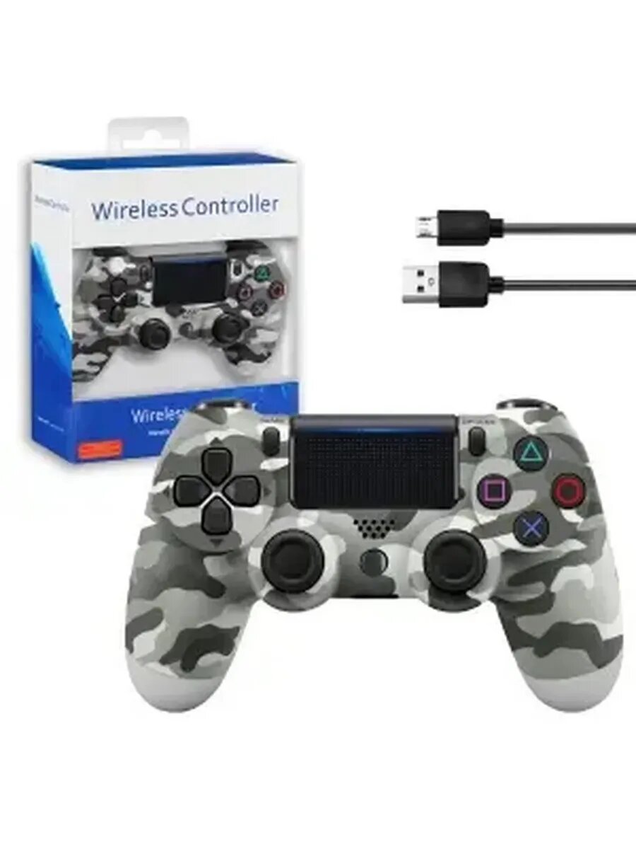 Беспроводной джойстик для PS4 в стиле хаки