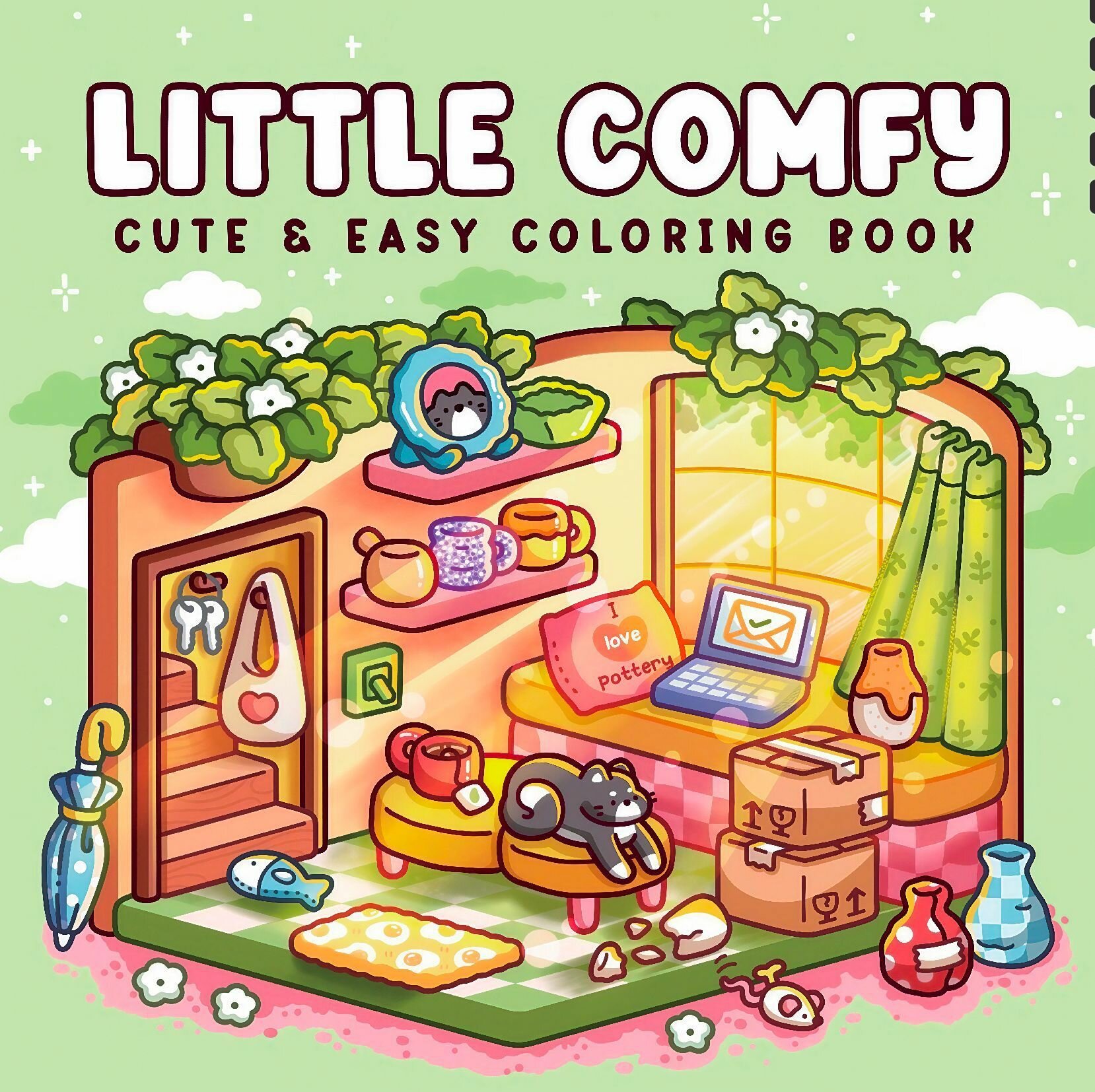 Раскраска антистресс для взрослых и подростков Coco Wyo -LITTLE COMFY189