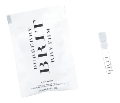 Burberry Brit Rhythm For Woman туалетная вода 2 мл пробник - Барбери Брит Ритм Фор Вумен миниатюра