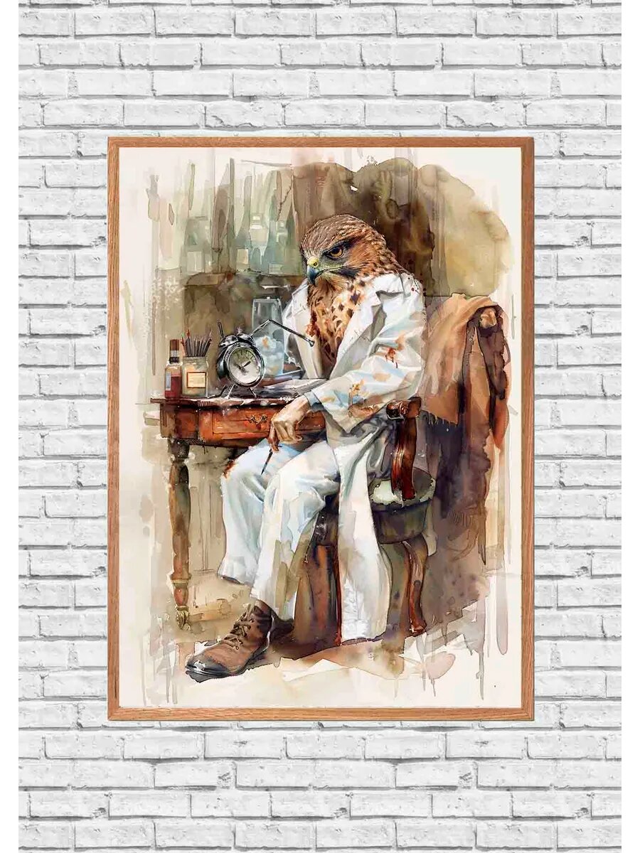 Ястреб-Птичий доктор 0, Плакат 30x42см