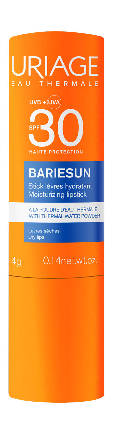 Солнцезащитный стик Uriage Bariesun SPF 30, для губ, защита от солнца