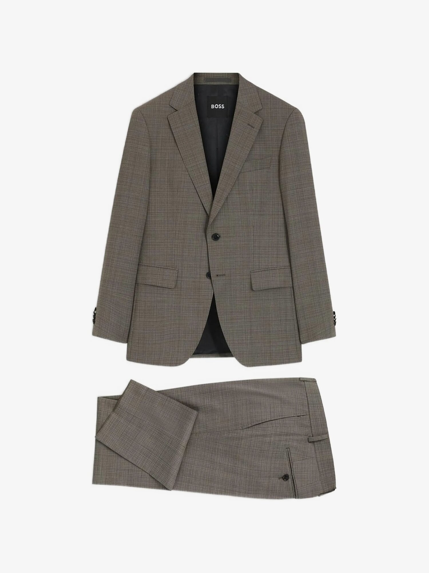 Комбинезон H-Huge two-piece slim-fit suit in checked stretch wool