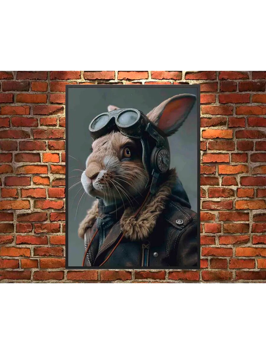 Кролик-конструктор животных 2, Плакат 30x42см
