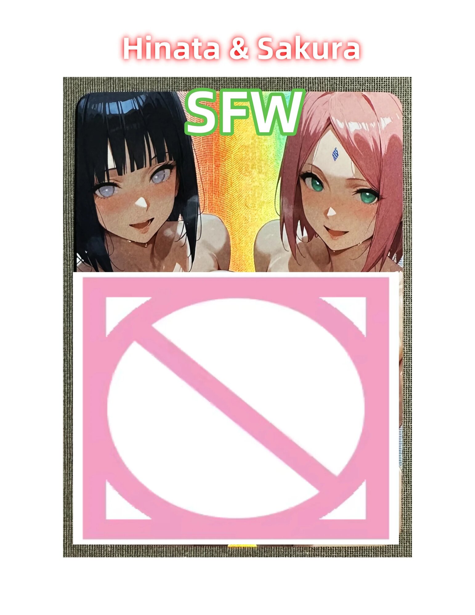 Коллекционные карточки Hinata & Sakura SFW