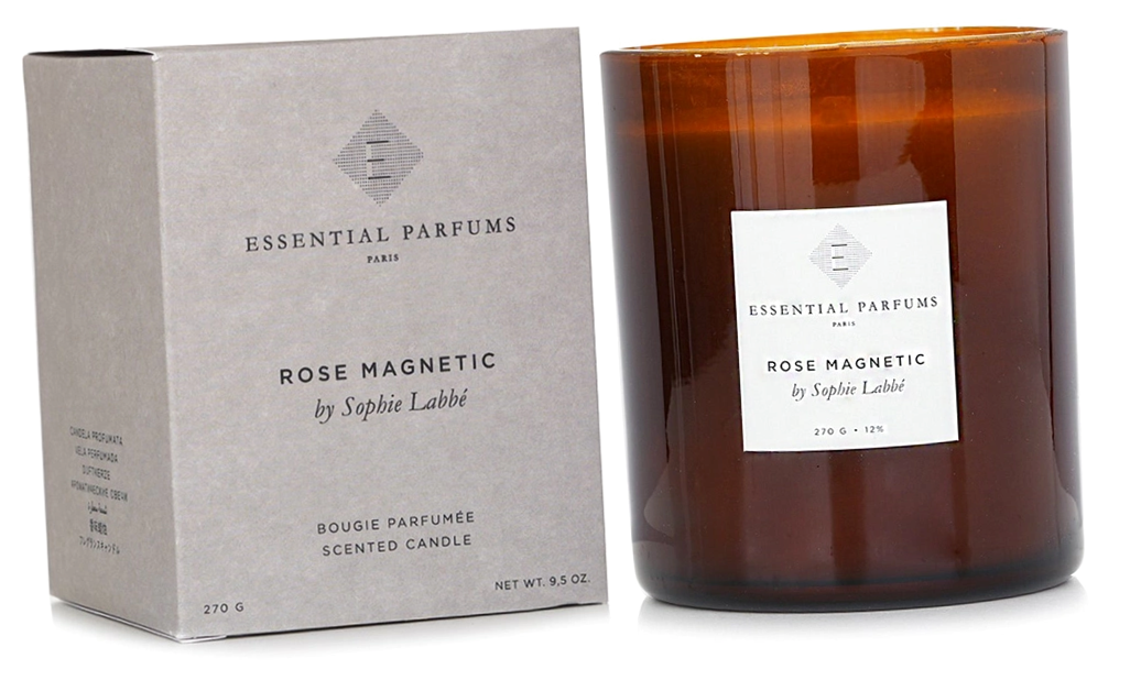 Свеча Essential Parfums Rose Magnetic парфюмерная 270 гр - Эссенциал Роза Магнетик