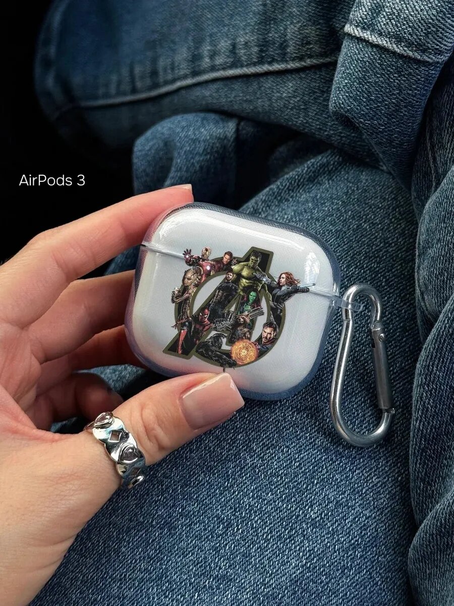 Чехол на AirPods 3 марвел