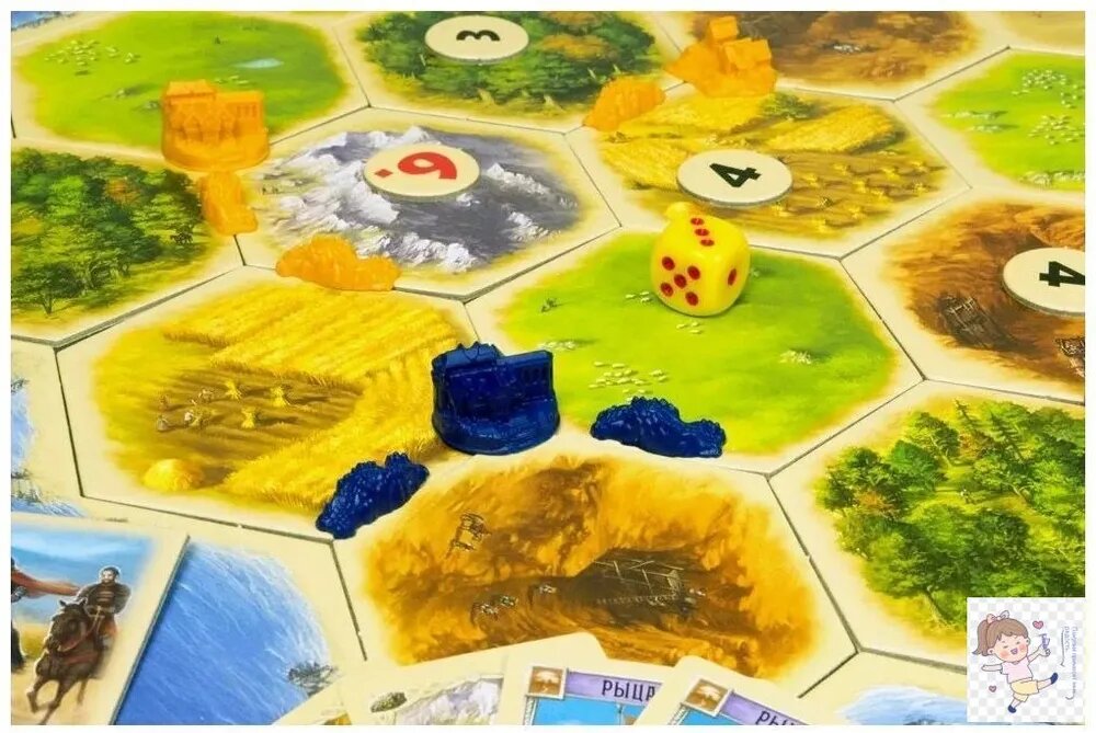 Настольная игра Catan Колонизаторы, Настольная игра, ABS пластик, Красный, 3-4 игрока, 60-90 мин — фото 1