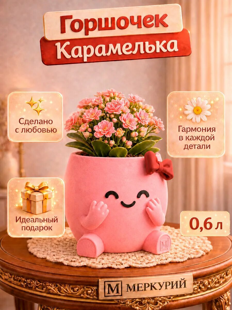 Горшок для цветов кактусов алое и суккулентов