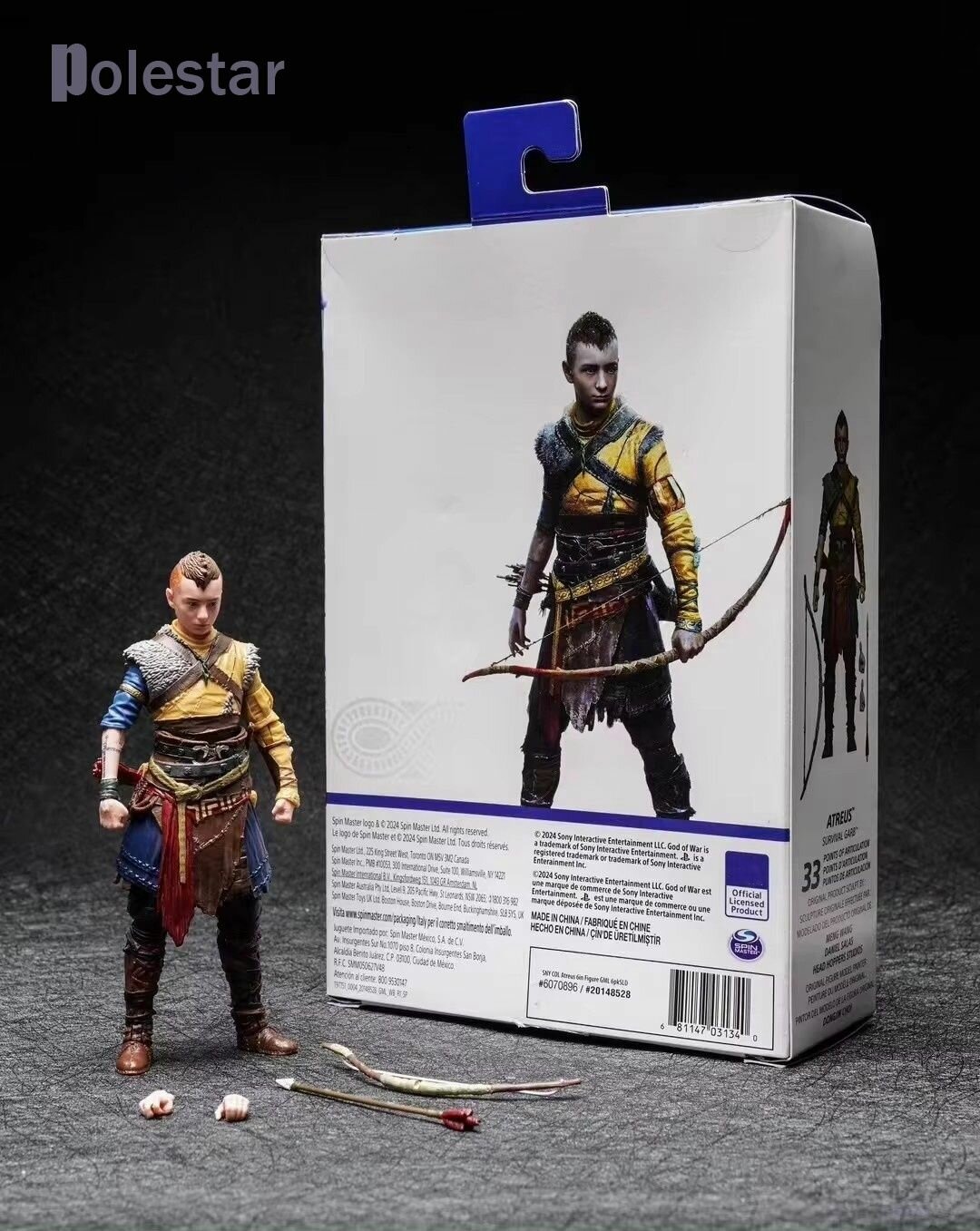 God of War : Ragnarok 6' Kratos Atreus игрушка модели фигурки gk
