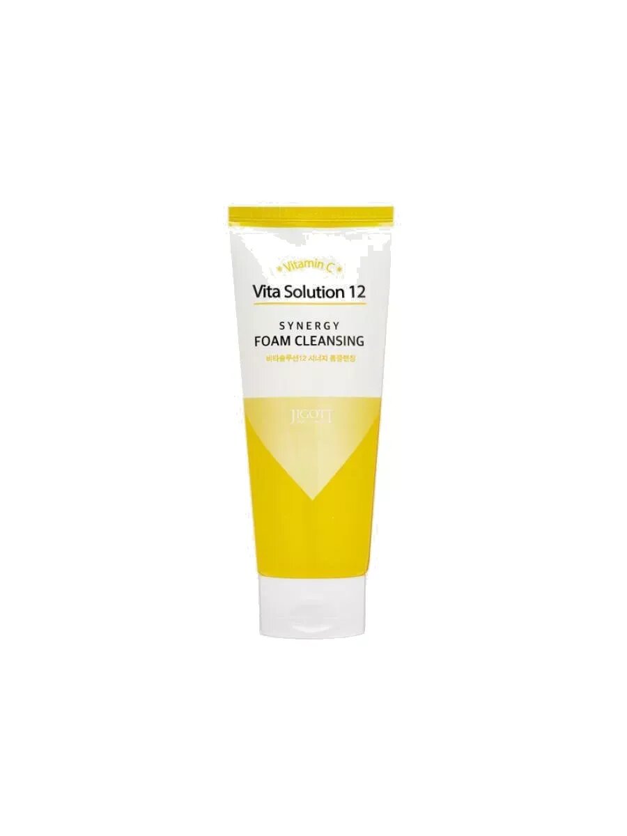 JIGOTT Vita Solution 12 Synergy Foam Cleansing, Пенк, 180мл
